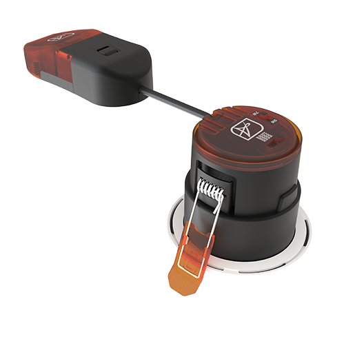 Prism Pro XM Gimbal Fire Rated Downlight - Ansell Lighting