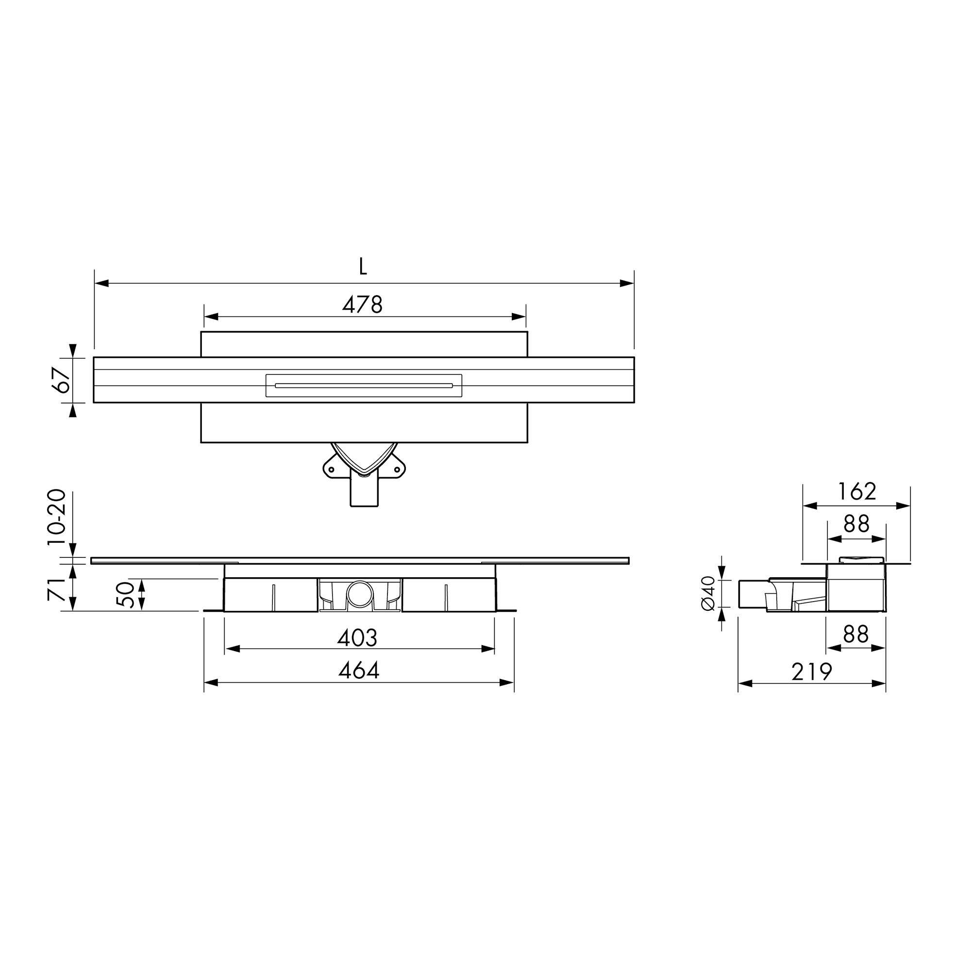 V-SHOWER flex wall - DURAL FRANCE